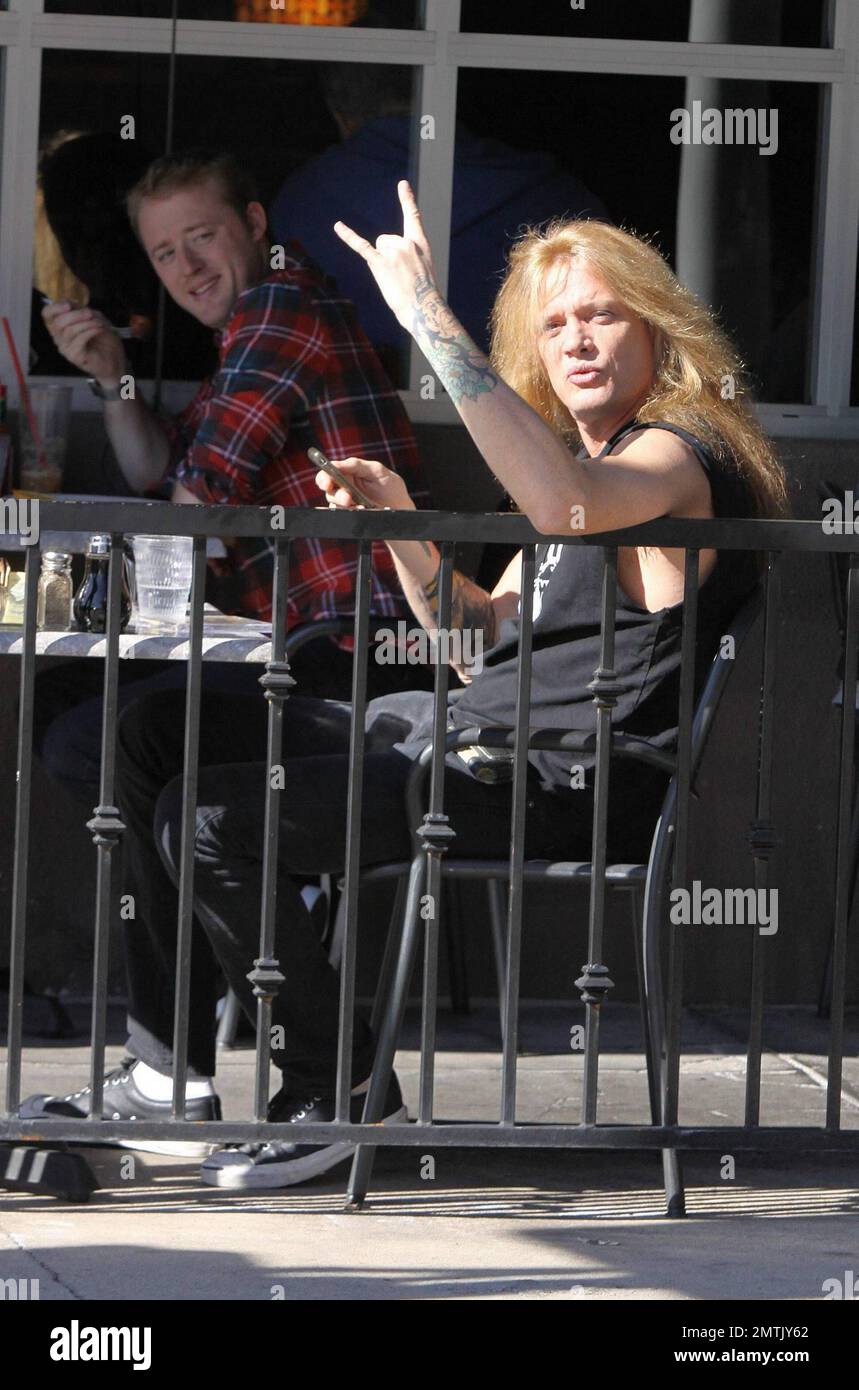 EXCLUSIVE!! Canadian rocker and ex-frontman of the band Skid Row ...