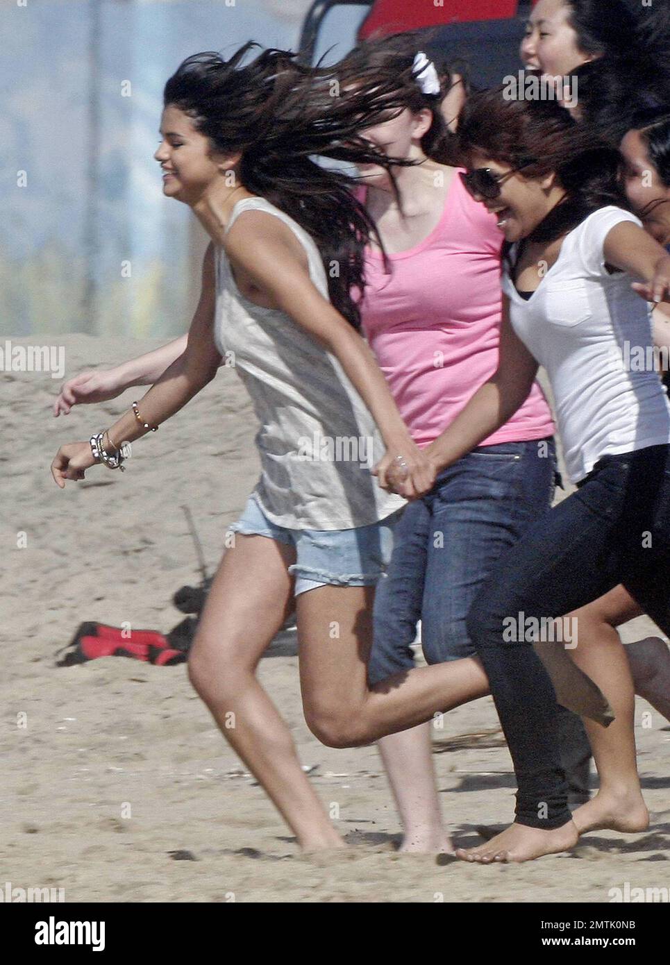 Selena Gomez Shorts Beach
