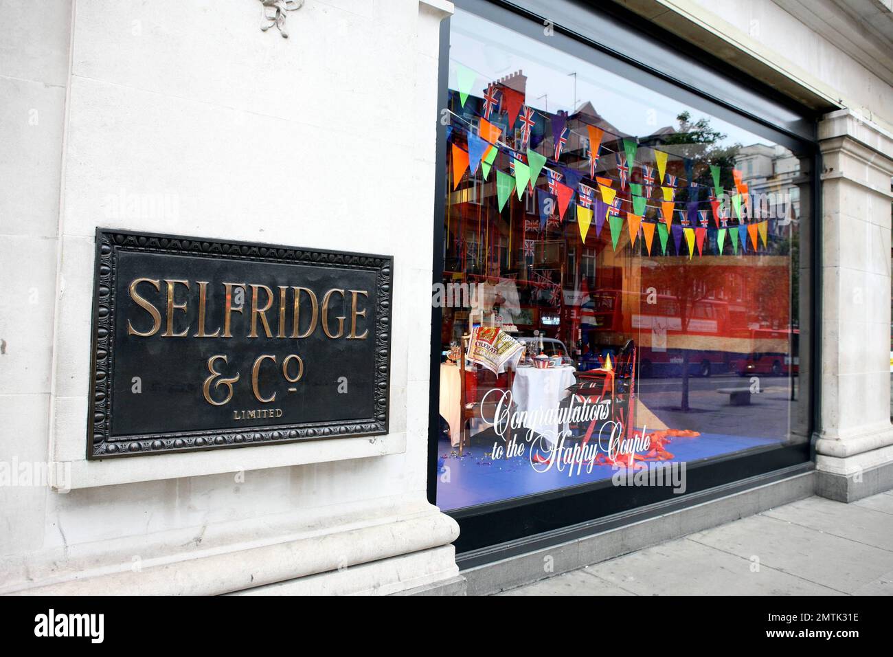 Selfridge & Co. department store displays a special live showcase, A ...