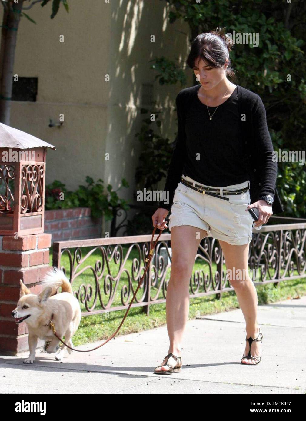 Exclusive!! Selma Blair was seen walking her dog this afternoon in West ...