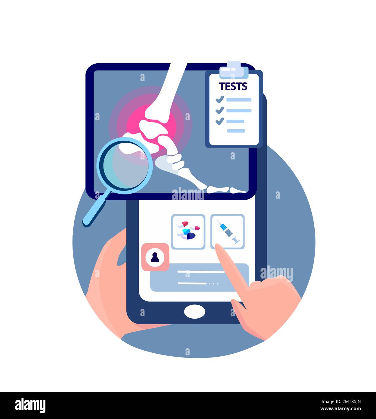 Online Touchscreen Rheumatology Orthopedics traumatology Surgery Mobile ...