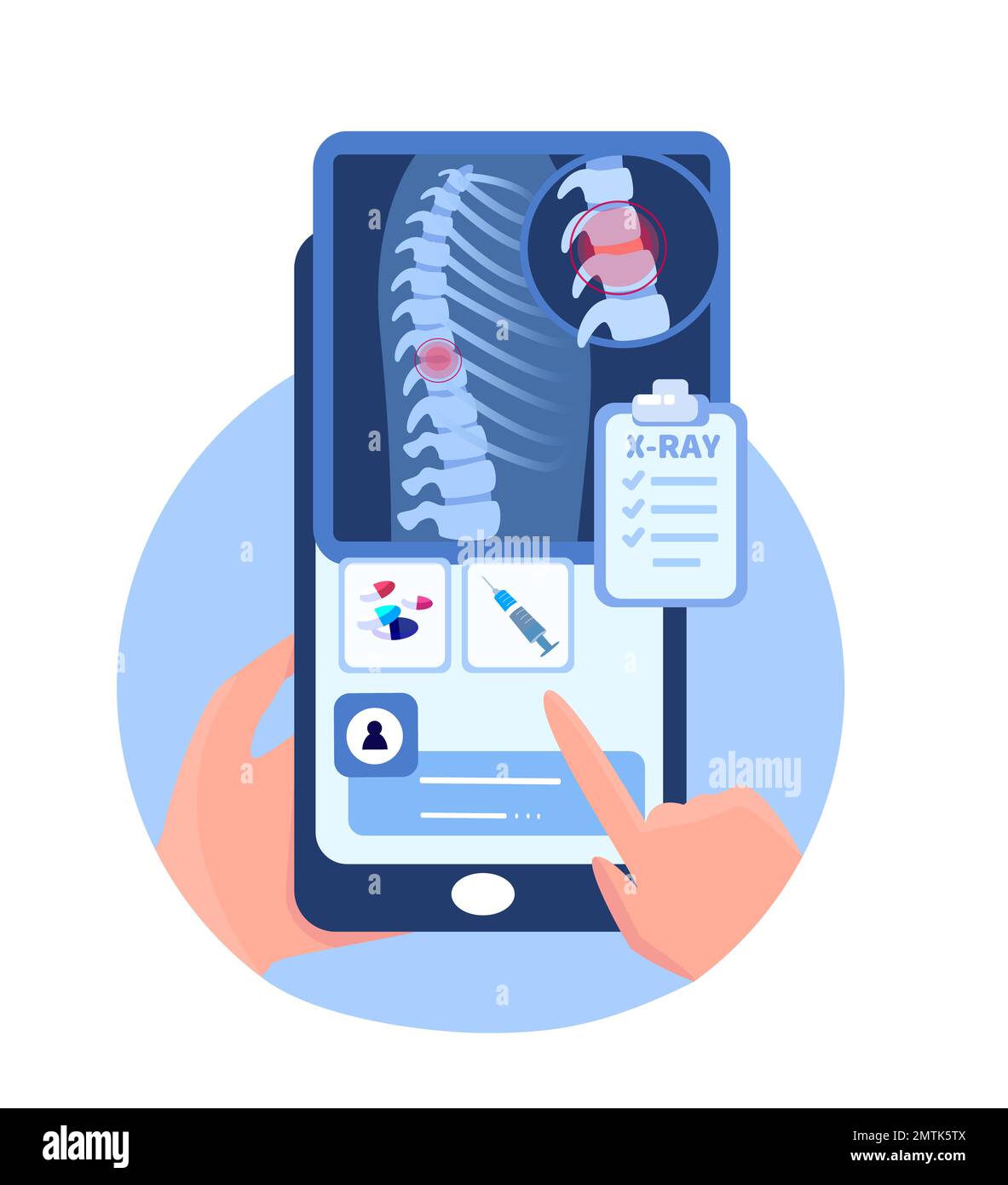 Online Touchscreen Vertebrology Orthopedics Mobile Application ...