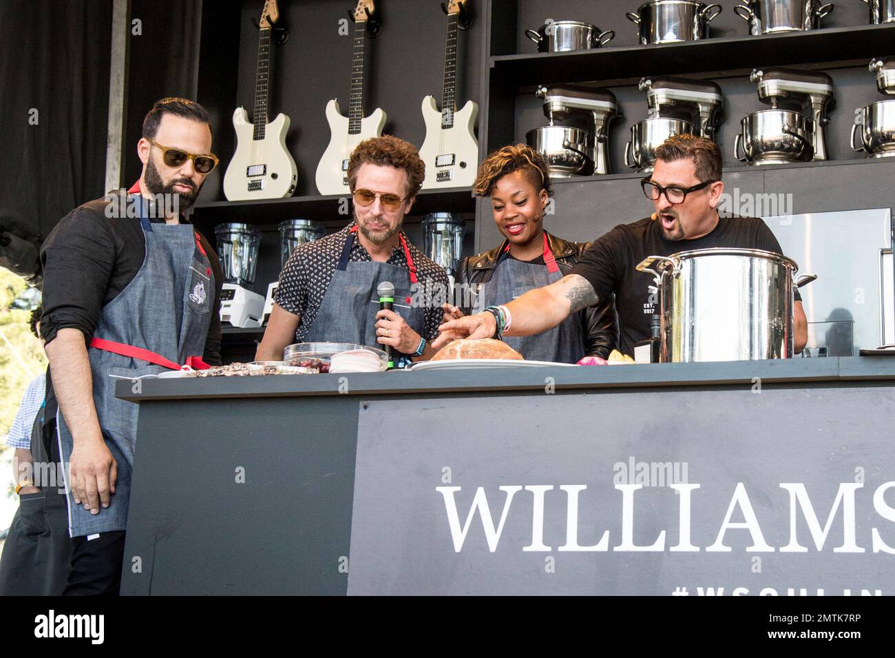 James King, from left, Joseph Karnes, Noelle Scaggs, and Chris ...