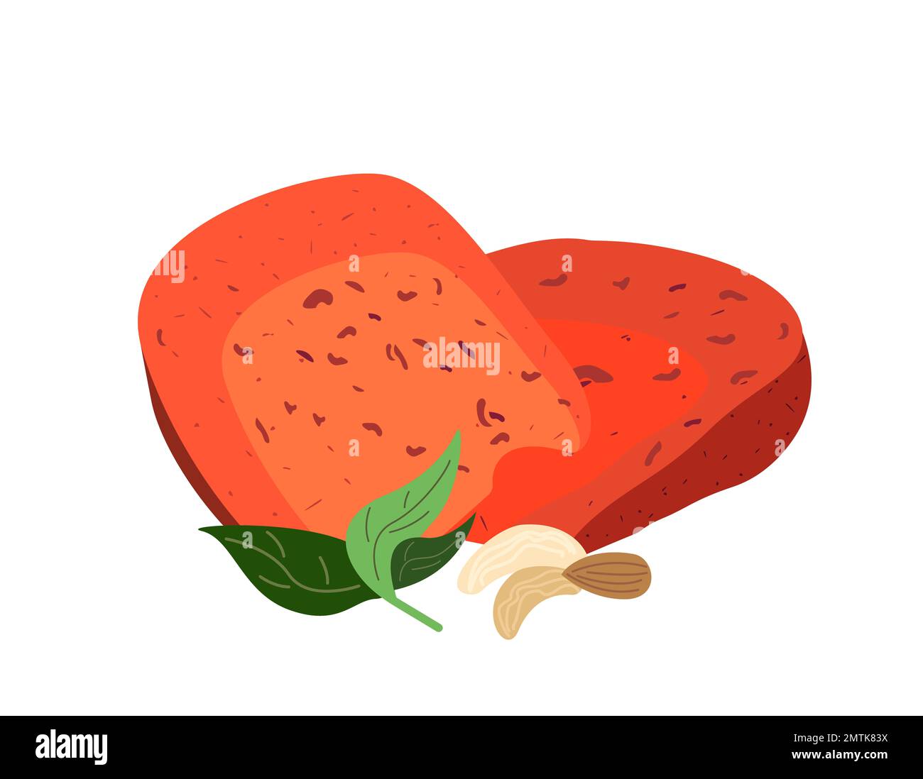 Gourmet Holland cheese basiron with Tomato, Oregano and Garlic.Red ...