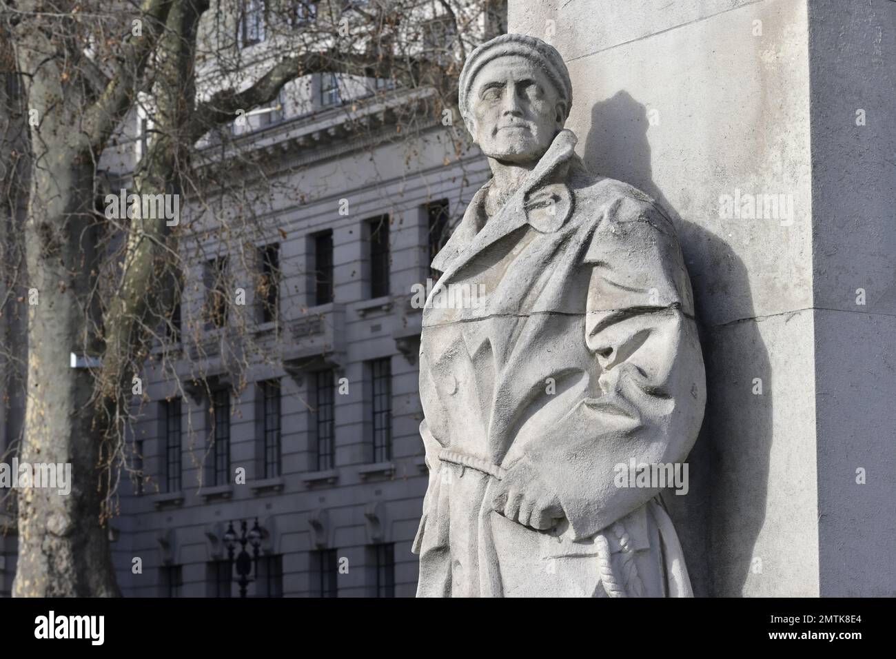 London, England, UK. Mercantile Marine Memorial, Trinity Square Gardens ...