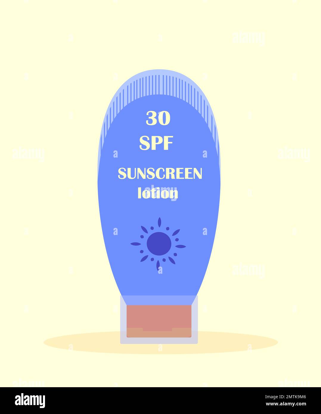 Violet Tube of Sunscreen Lotion. Calming Moisturizing Cream Sunscreen ...