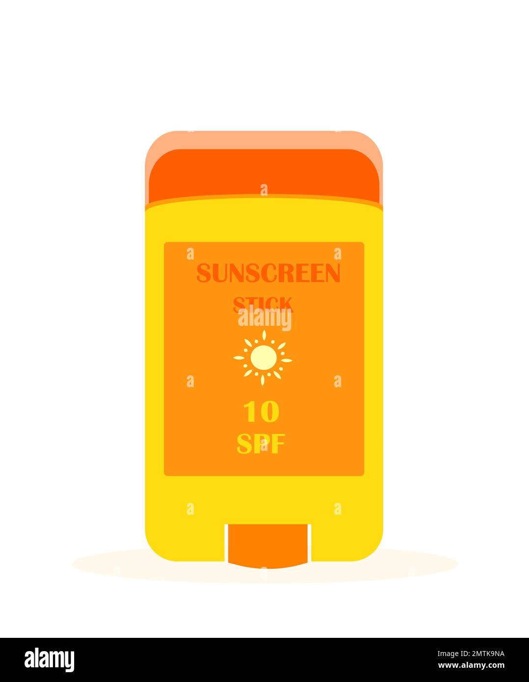 Orange Package of Sun Care Stick. Calming Moisturizing Sunscreen ...