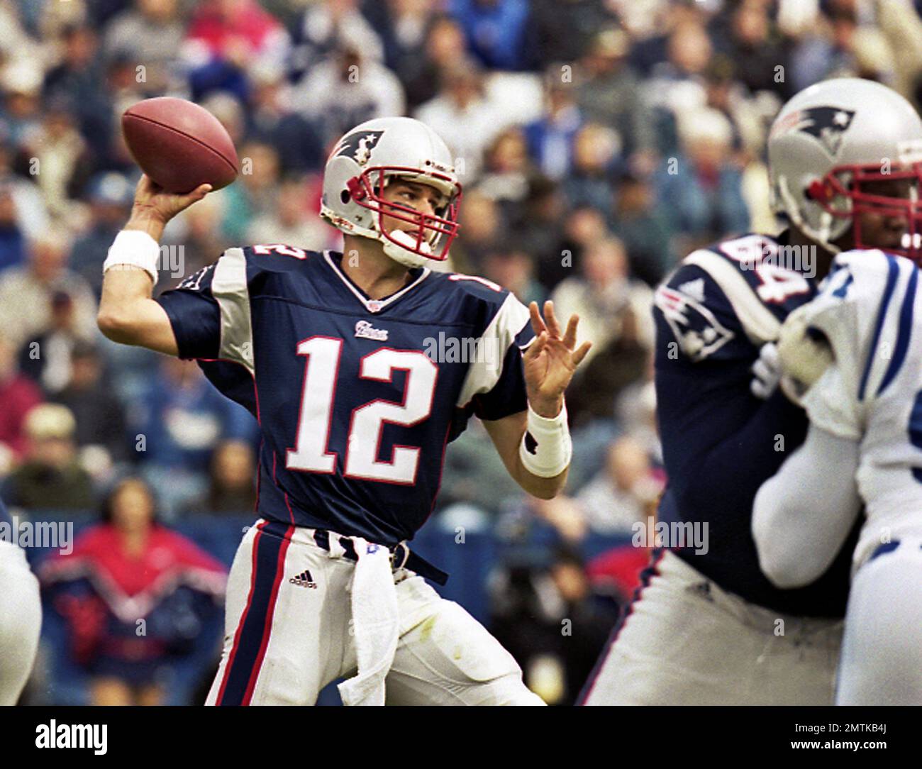 FILE - In this Sept. 30, 2001 file photo, New England Patriots ...