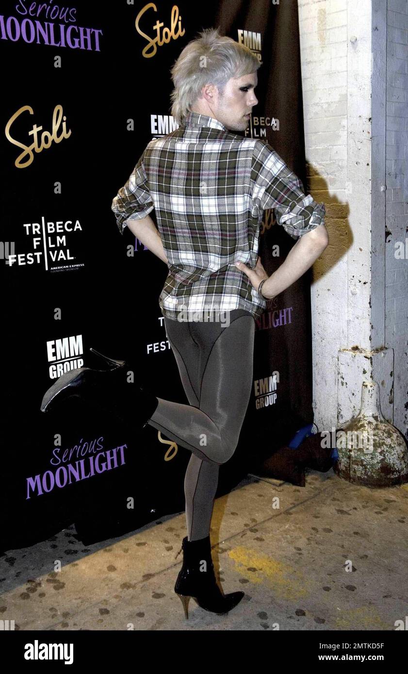 Justin Trainer, lead singer of Semi Precious Weapons attends the after ...