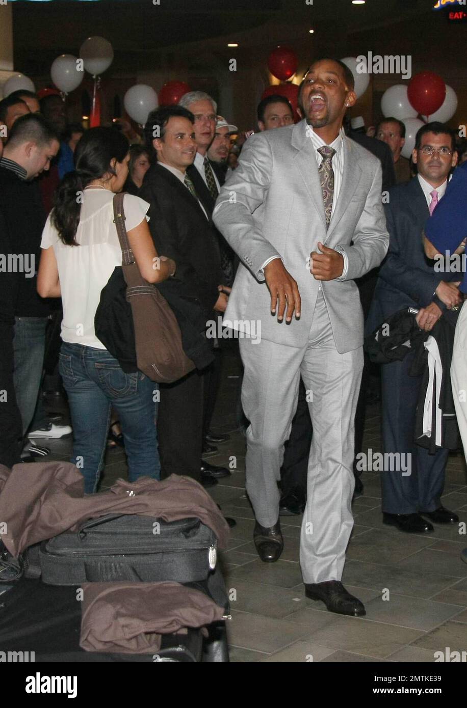 Actor Will Smith visits South Miami for a charity premiere event of his ...