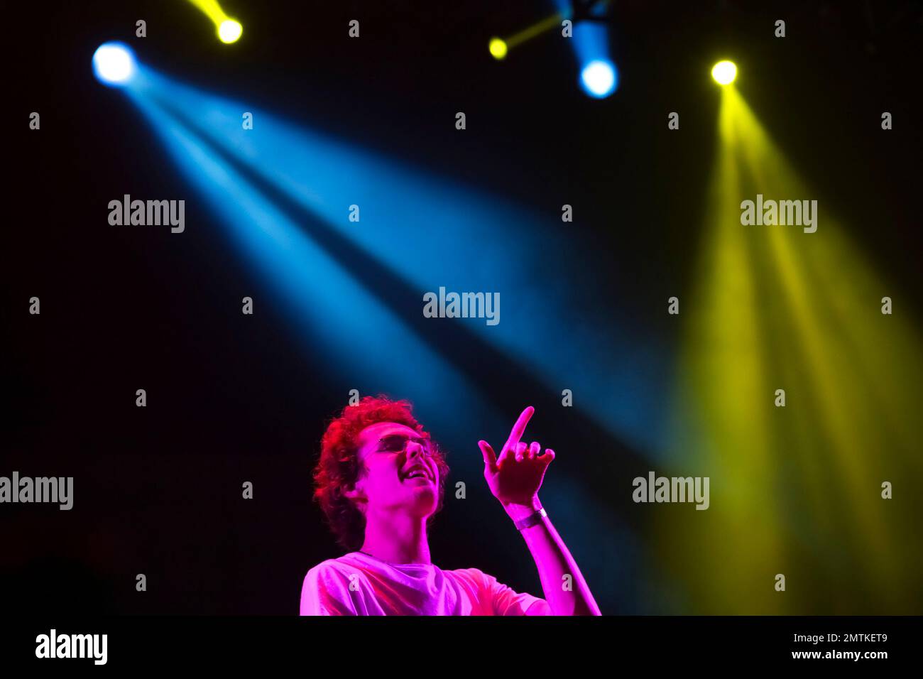 Felix De Laet, known by his stage name Lost Frequencies, performs live ...
