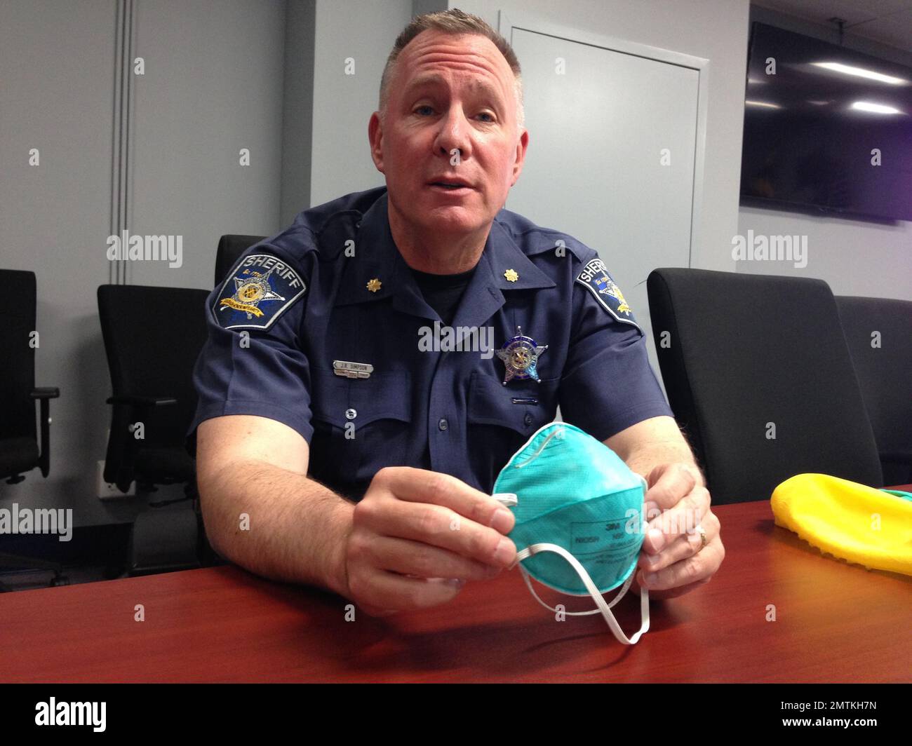 This May 25, 2017 photo shows Harford County Major John R. Simpson is ...