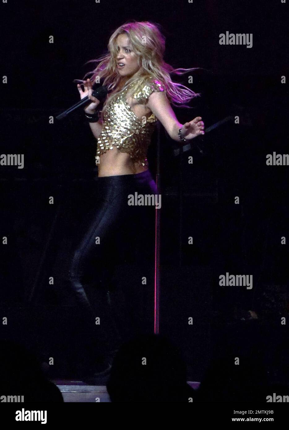 In the second of two South Florida performances, Colombian singer ...