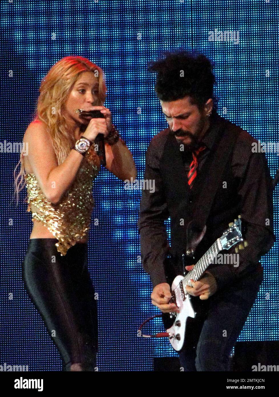 In the second of two South Florida performances, Colombian singer ...