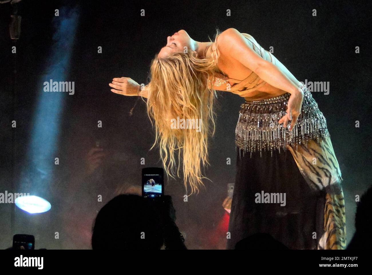 In the second of two South Florida performances, Colombian singer ...