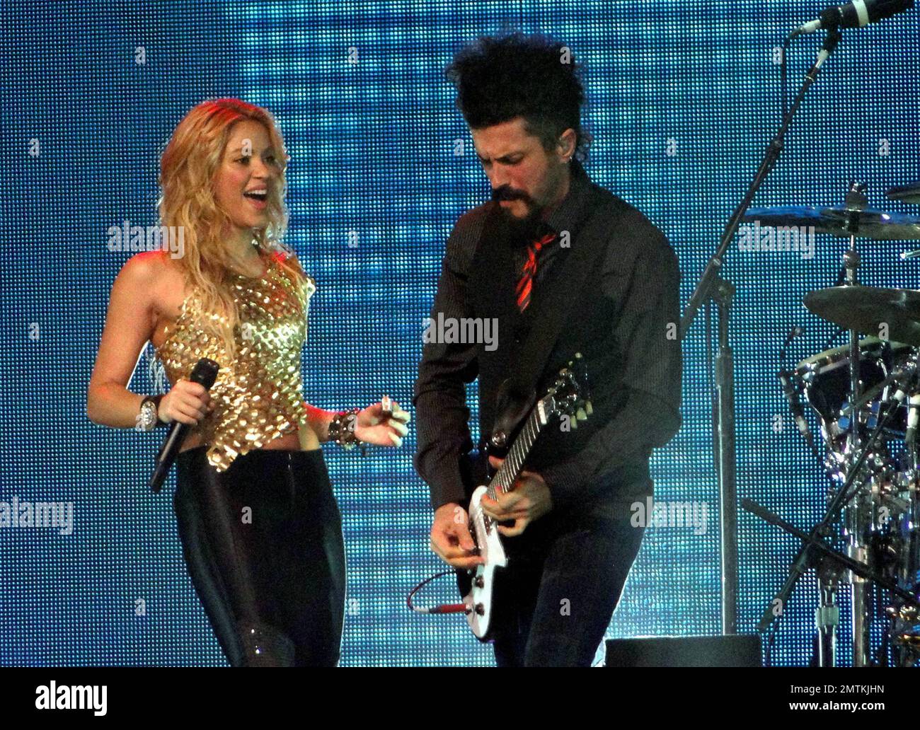 In the second of two South Florida performances, Colombian singer ...
