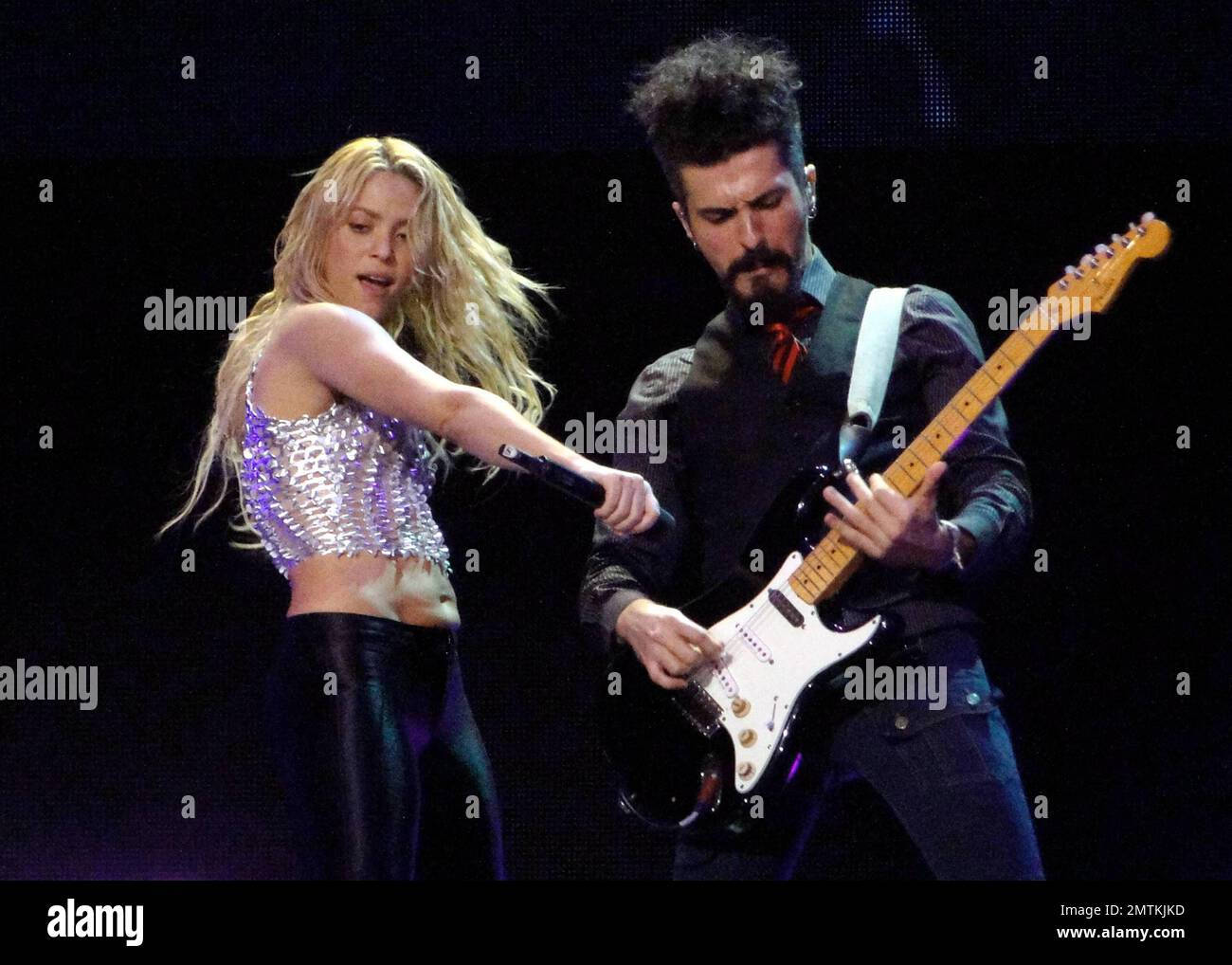 In the second of two South Florida performances, Colombian singer ...