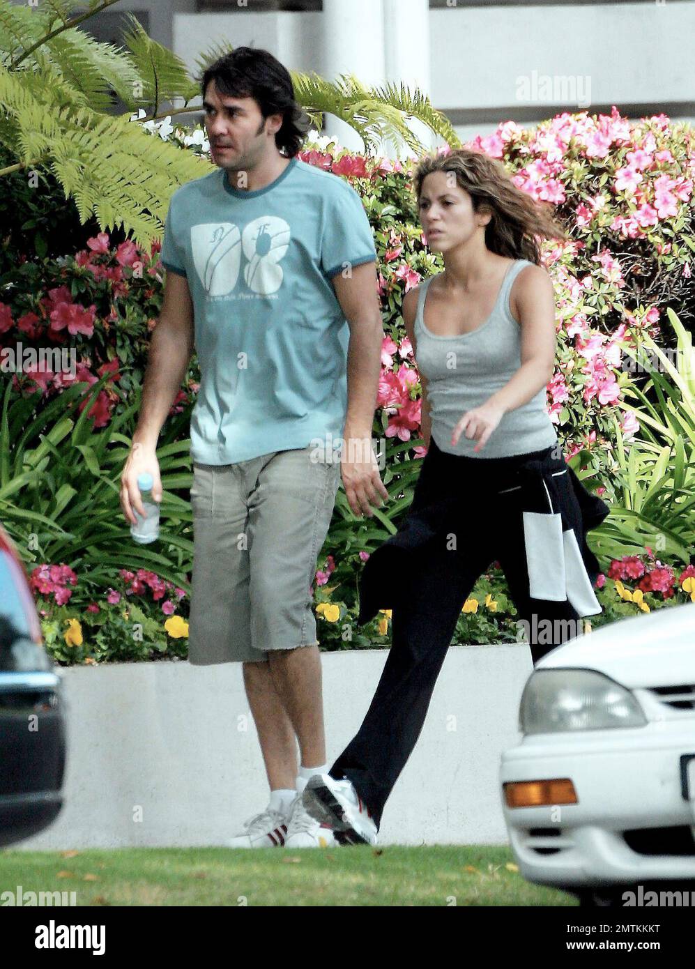 Exclusive!! Shakira goes for a pre Grammy power walk in Beverly Hills ...
