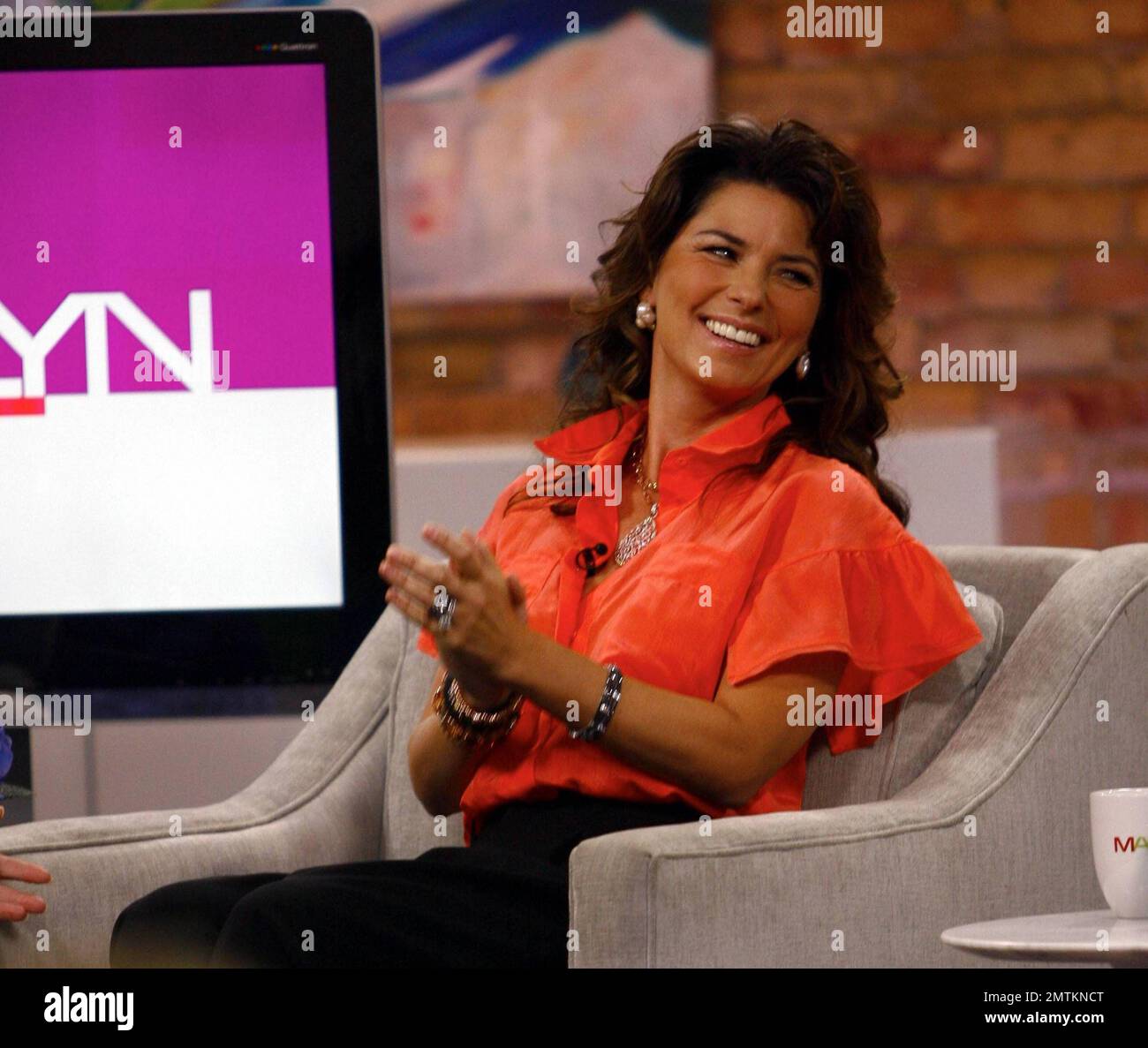 Shania Twain appears on The Marilyn Denis Show in Toronto. The singer ...