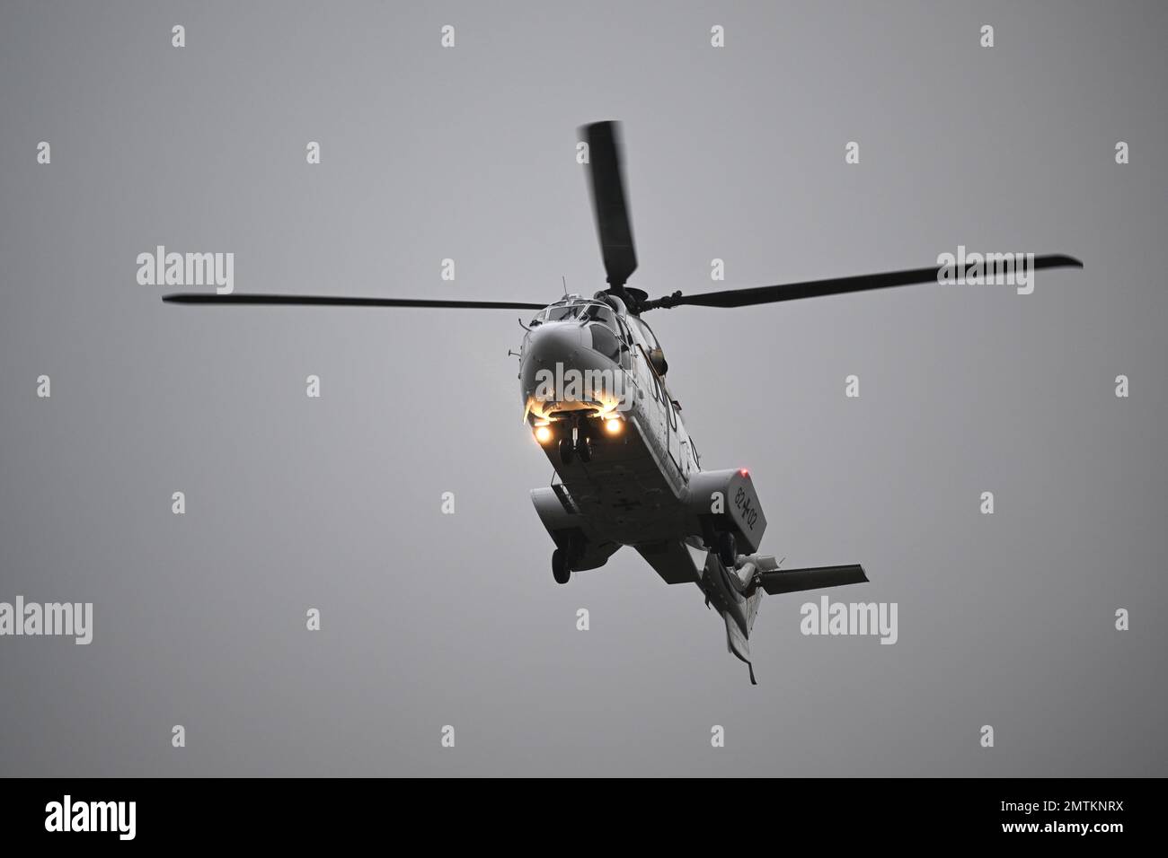 Augustdorf, Germany. 01st Feb, 2023. A helicopter of the Bundeswehr Air ...