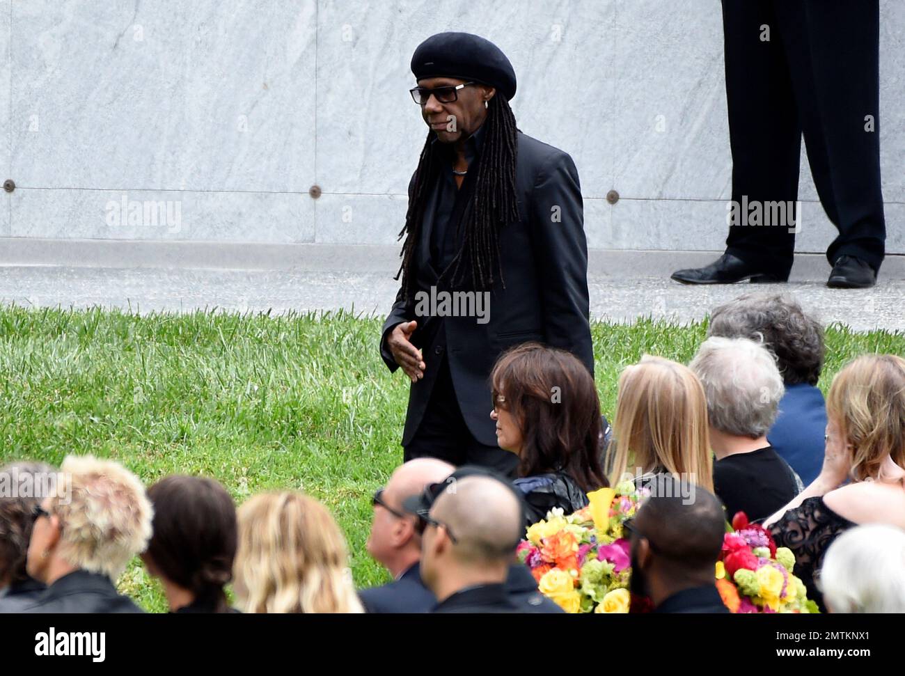 Nile Rodgers attends a memorial service for Chris Cornell at the ...