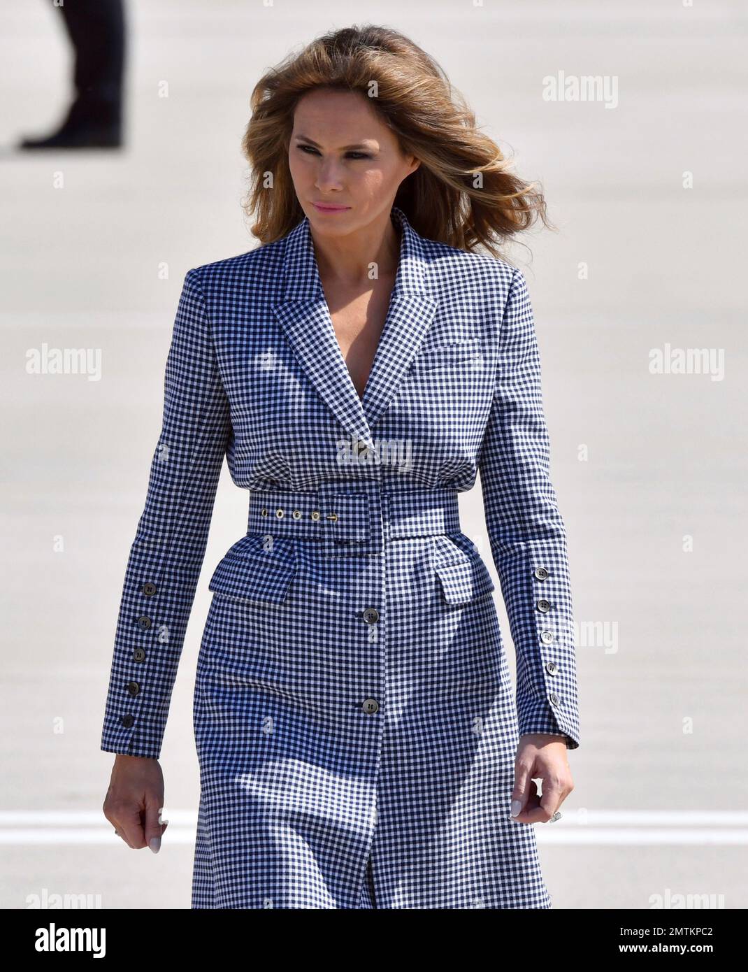 FILE - In this Wednesday, May 24, 207 file photo, US first lady Melania ...