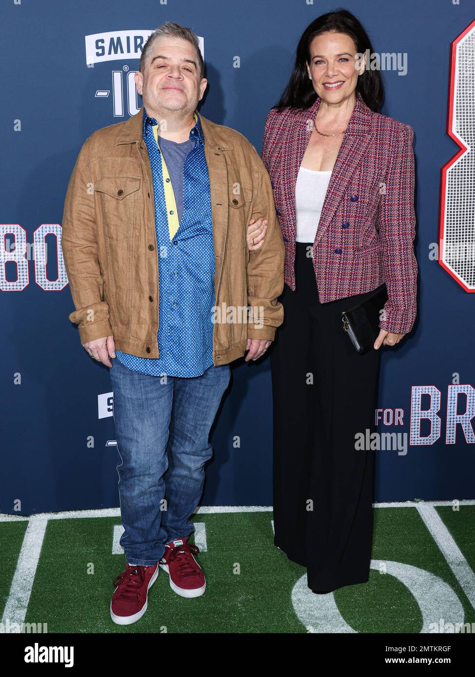 WESTWOOD, LOS ANGELES, CALIFORNIA, USA - JANUARY 31: Patton Oswalt and ...