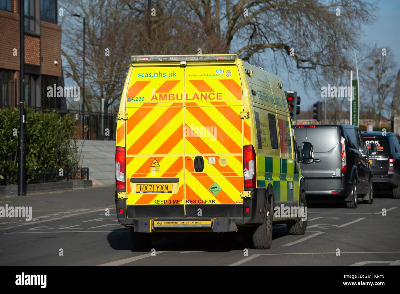 Slough, Berkshire, UK. 1st February, 2023. A South Central Ambulance ...