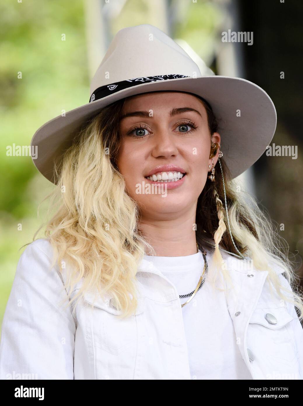 Singer Miley Cyrus performs on NBC's "Today" show at Rockefeller Plaza ...
