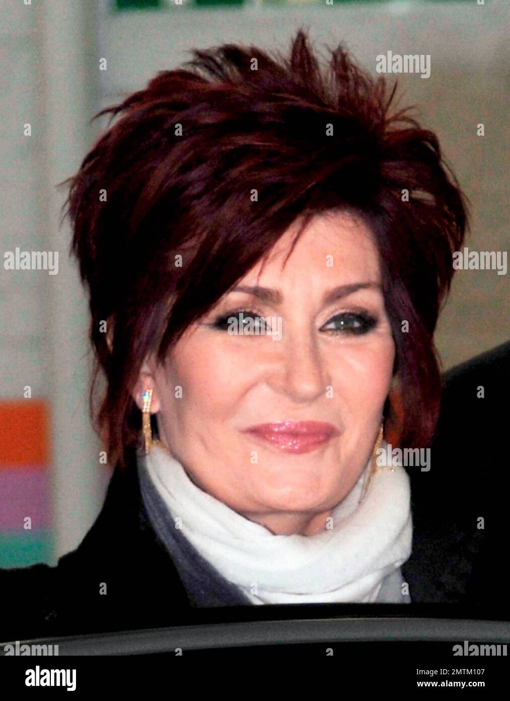 Sharon Osbourne arrives to London's GMTV studio and BBC Radio 2. Sharon ...