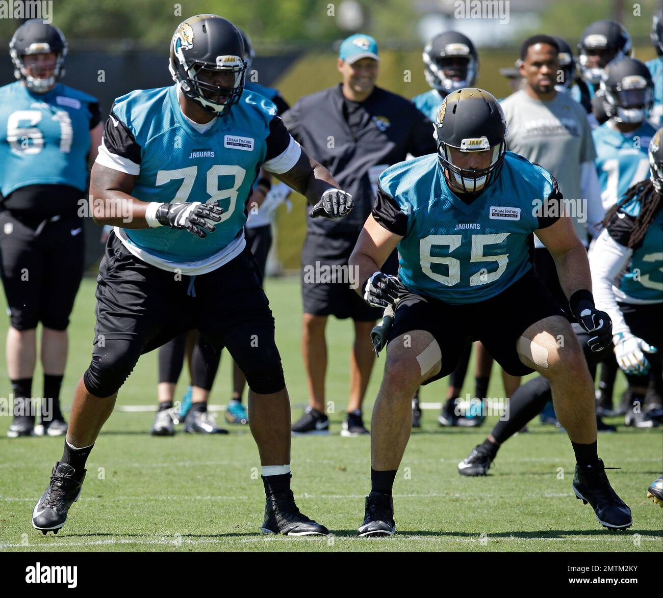 Jacksonville Jaguars offensive lineman Jermey Parnell (78) and ...