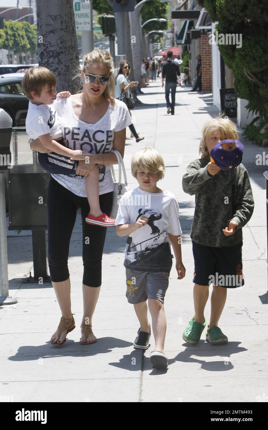 Sharon Stone and her three sons, Roan Joseph, Laird Vonne, and Quinn ...