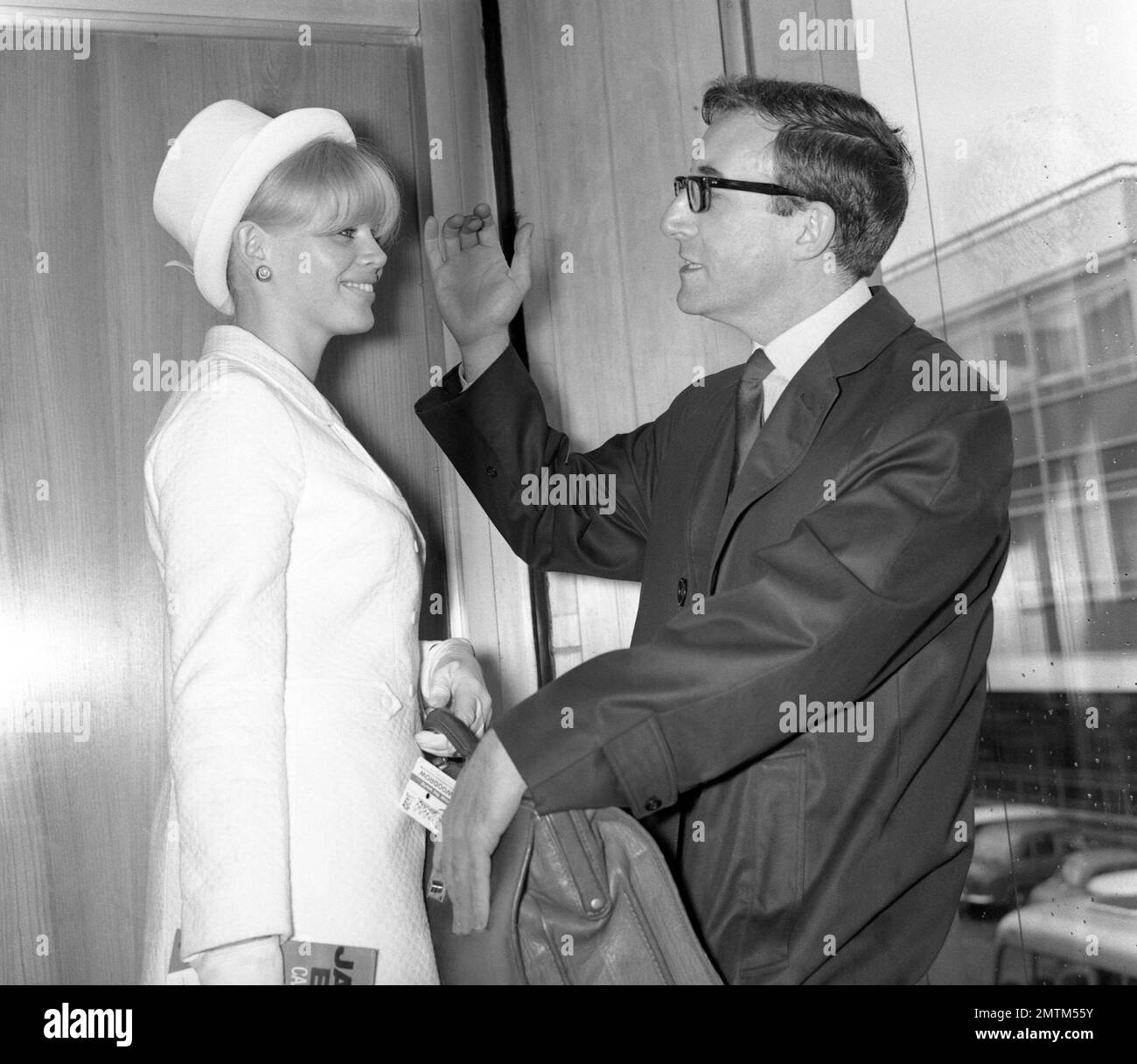 Actor Peter Sellers and his Swedish-born actress wife, Britt Ekland ...