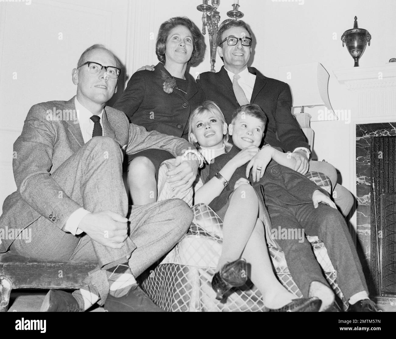 British actor Peter Sellers and his fiancee, Swedish actress Britt ...