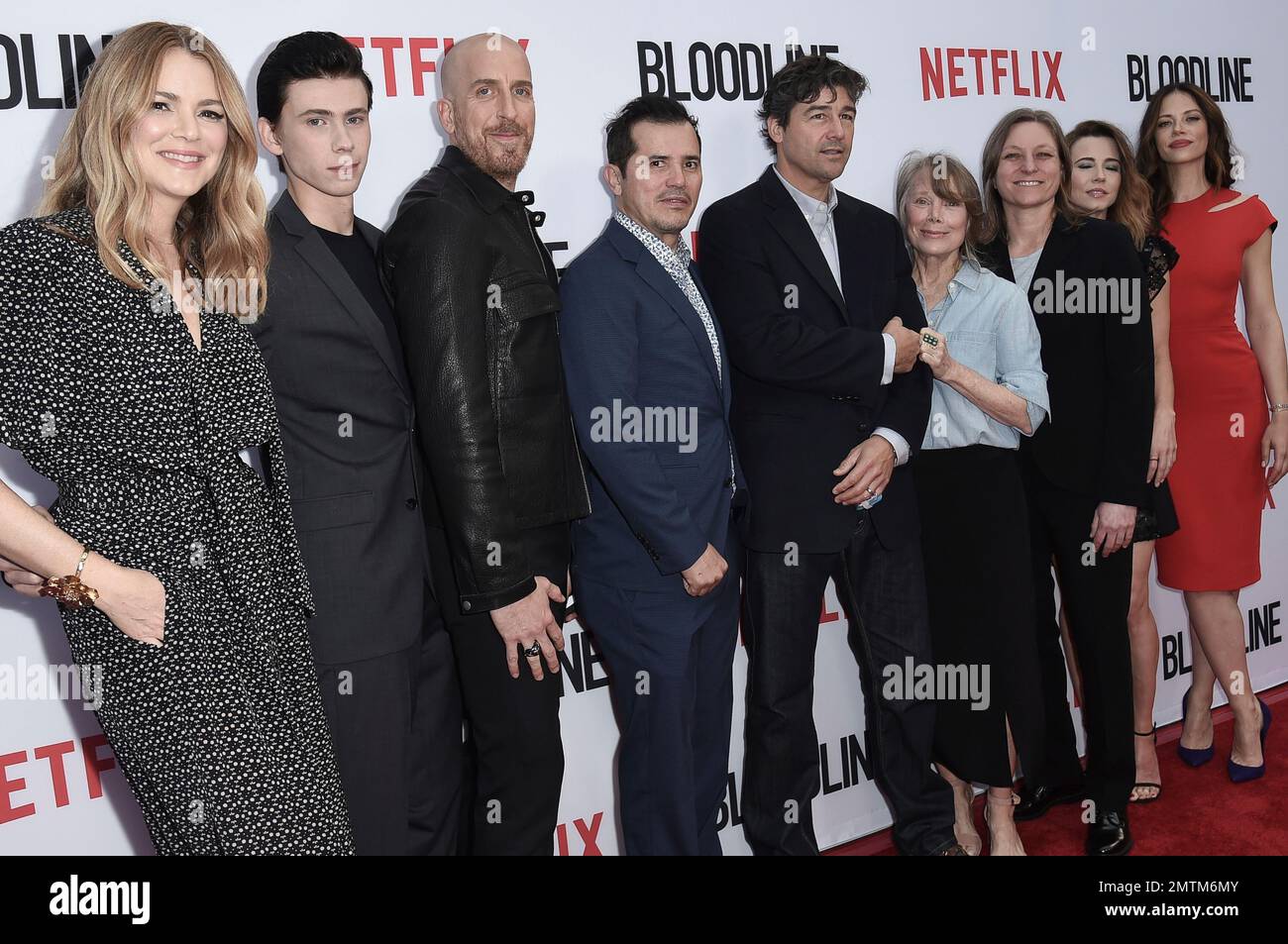Jacinda Barrett, from left, Owen Teague, Todd A. Kessler, John ...