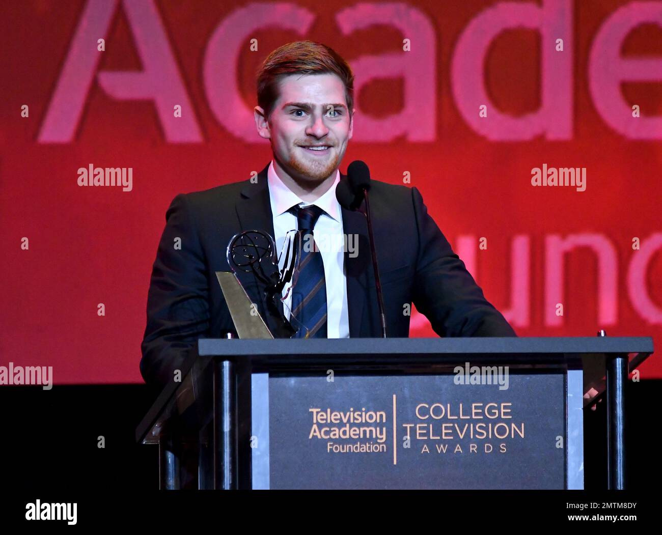 EXCLUSIVE - Noah Rashba, of Chapman University, accepts the commercial ...