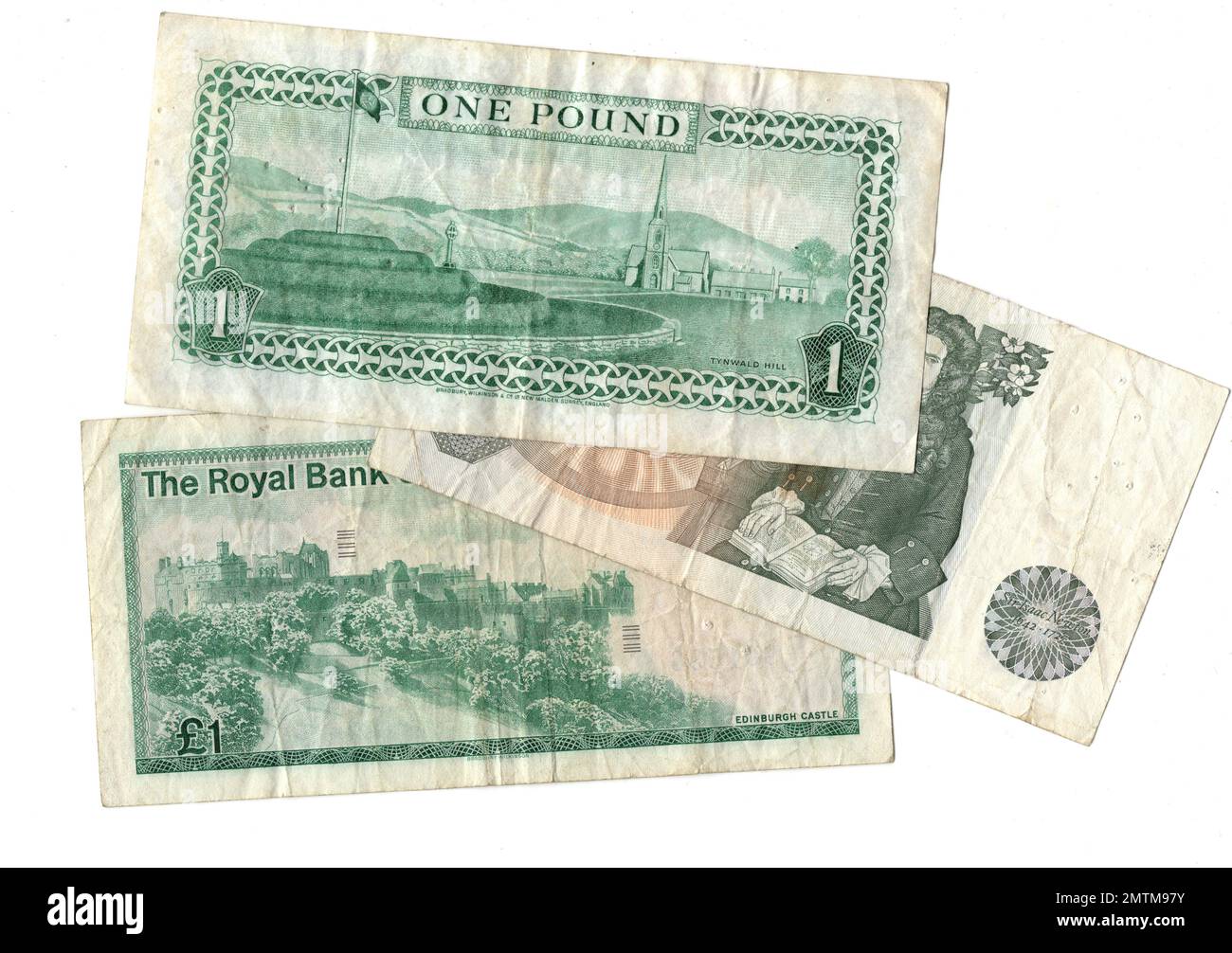 Vintage banknotes from Great Britain Stock Photo - Alamy
