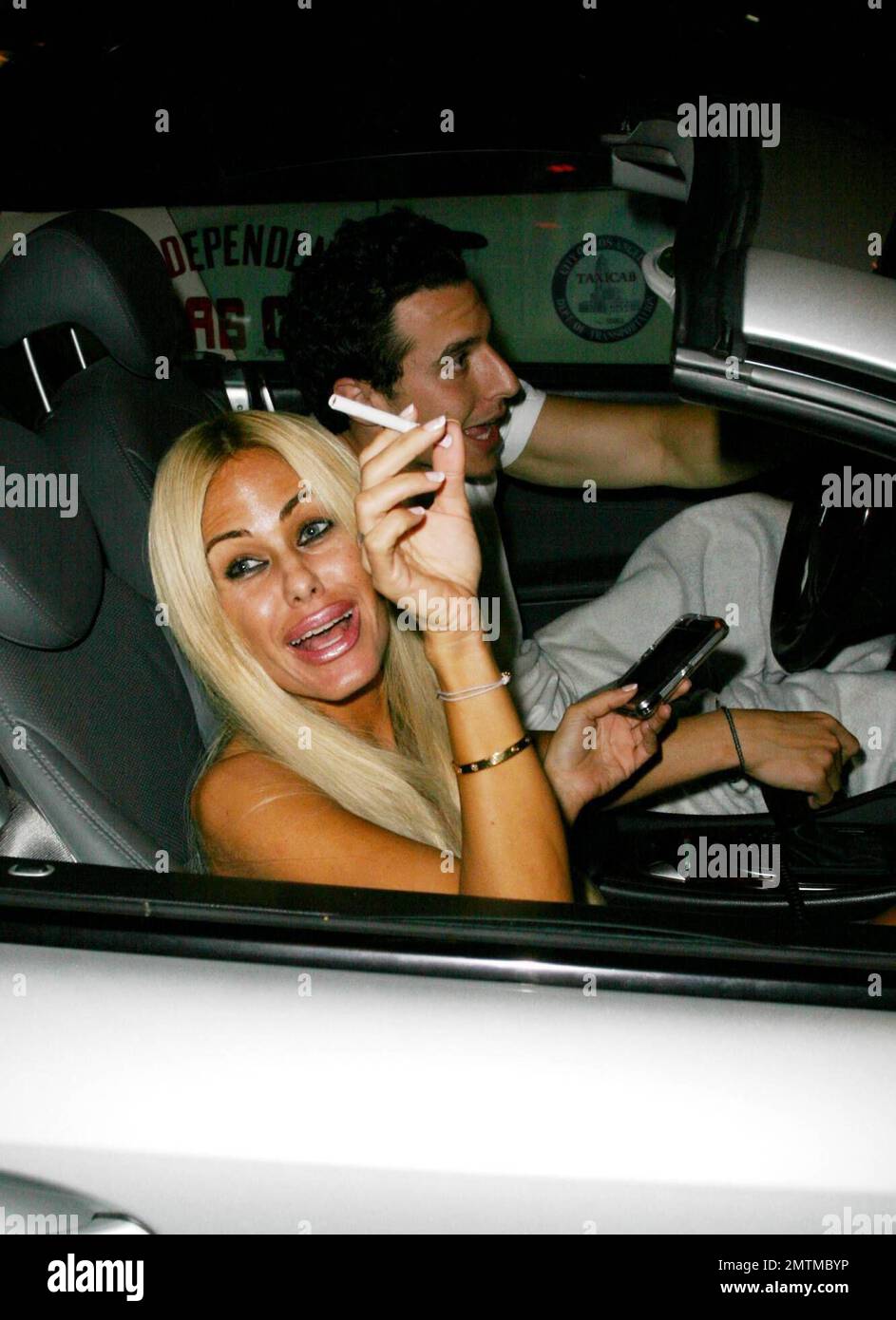 Shauna Sand heads out with a male friend for dinner at STK. The former ...