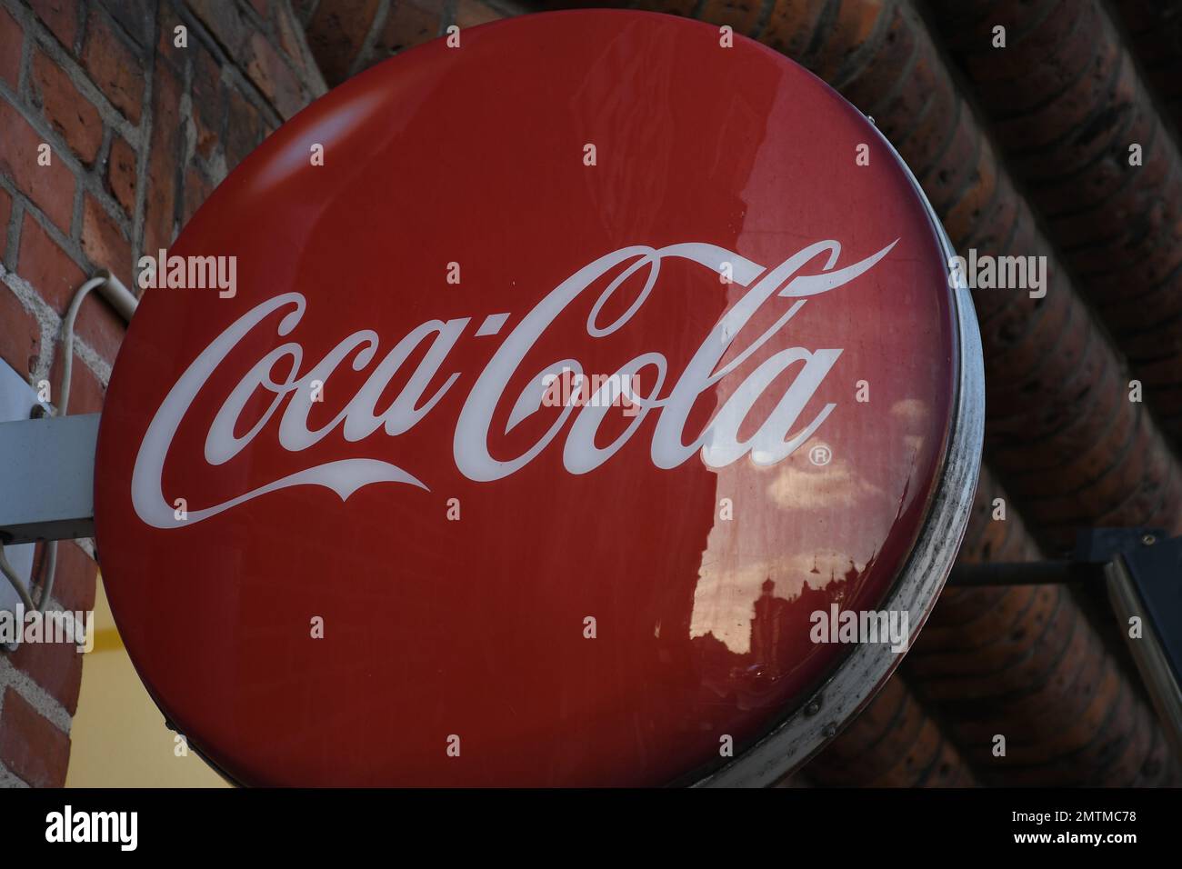 Copenhagen/Denmark/19 January 2023/Coca cola zero sugar delivery truck ...