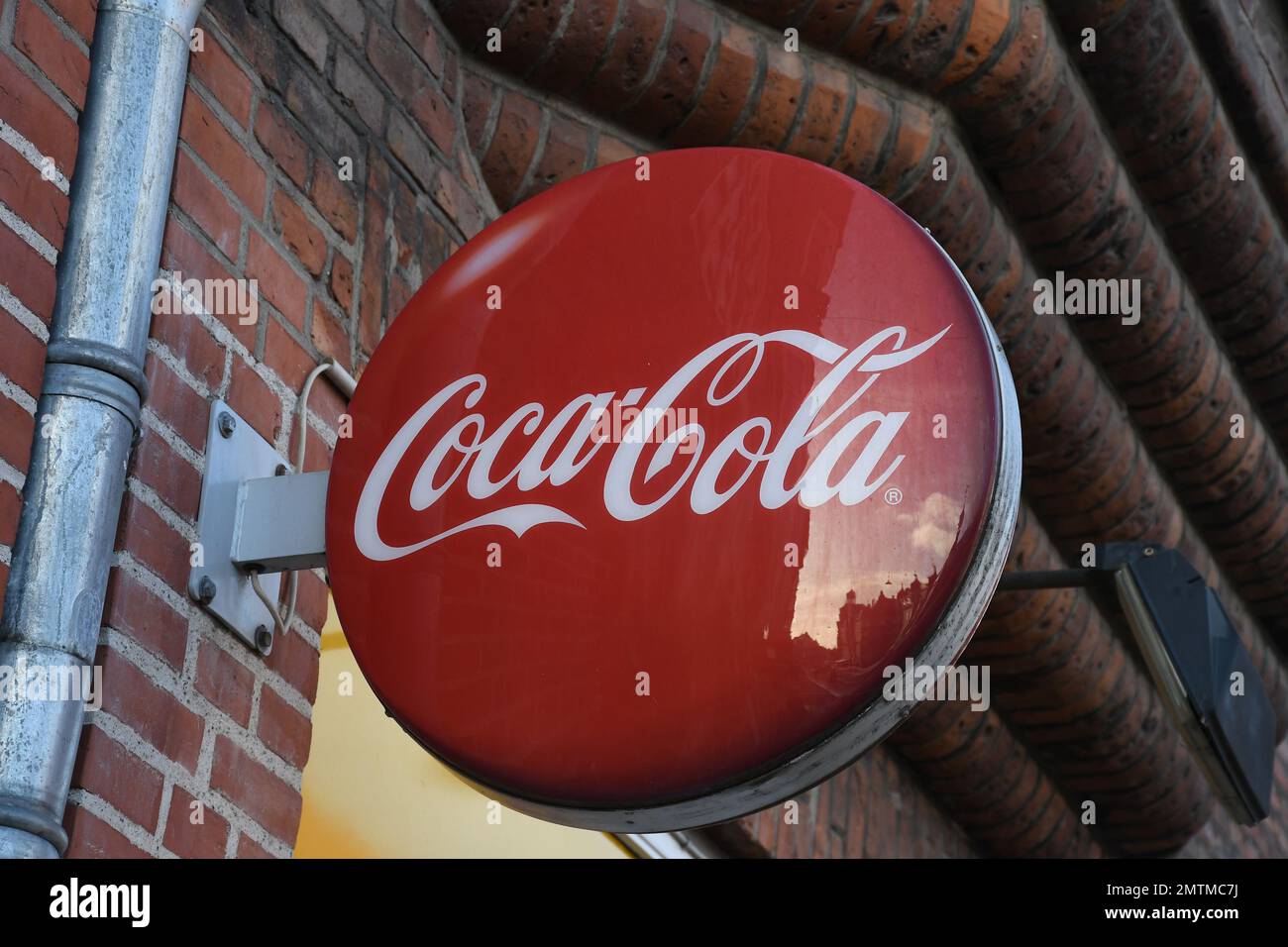 Copenhagen/Denmark/01 February 2023/Coca cola old classic logot still ...