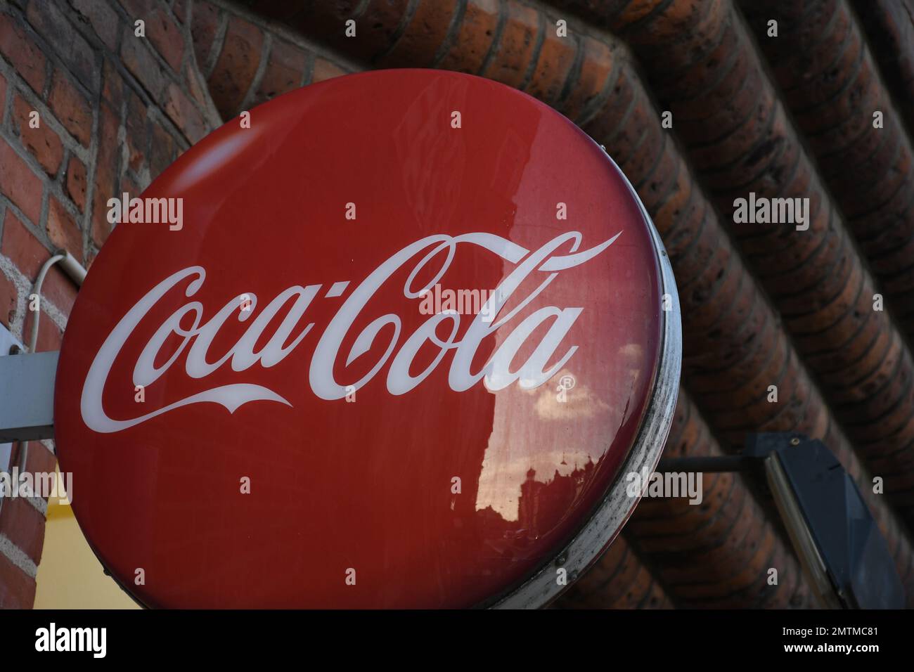 Copenhagen/Denmark/01 February 2023/Coca cola old classic logot still ...