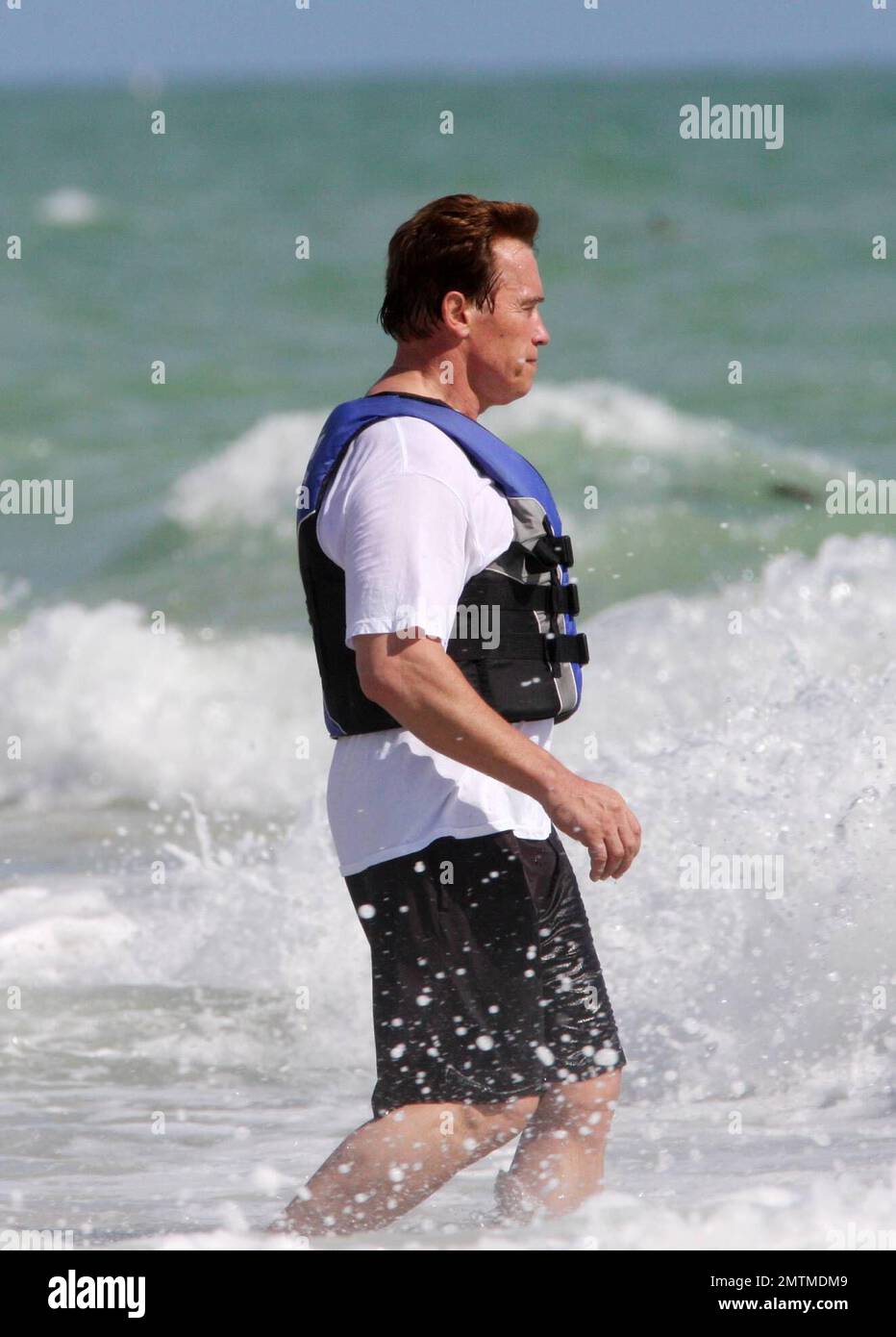 Exclusive!! California Governor Arnold Schwarzenegger takes a jetski ...