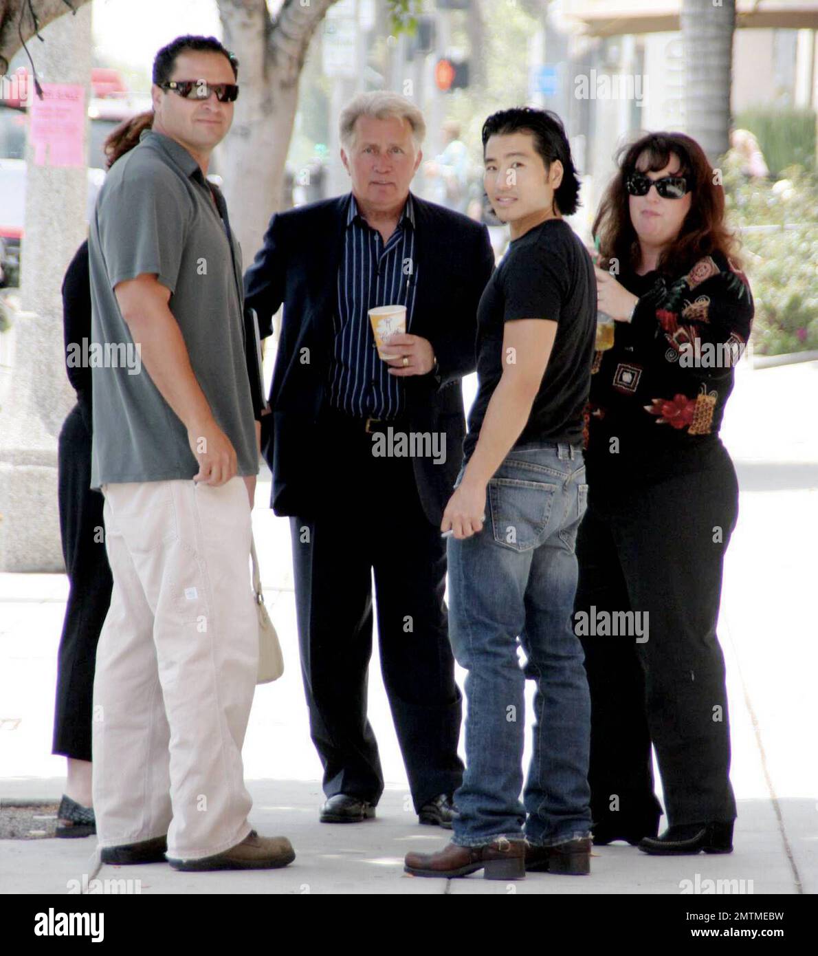 Charlie sheen and his daughter hi-res stock photography and images - Alamy