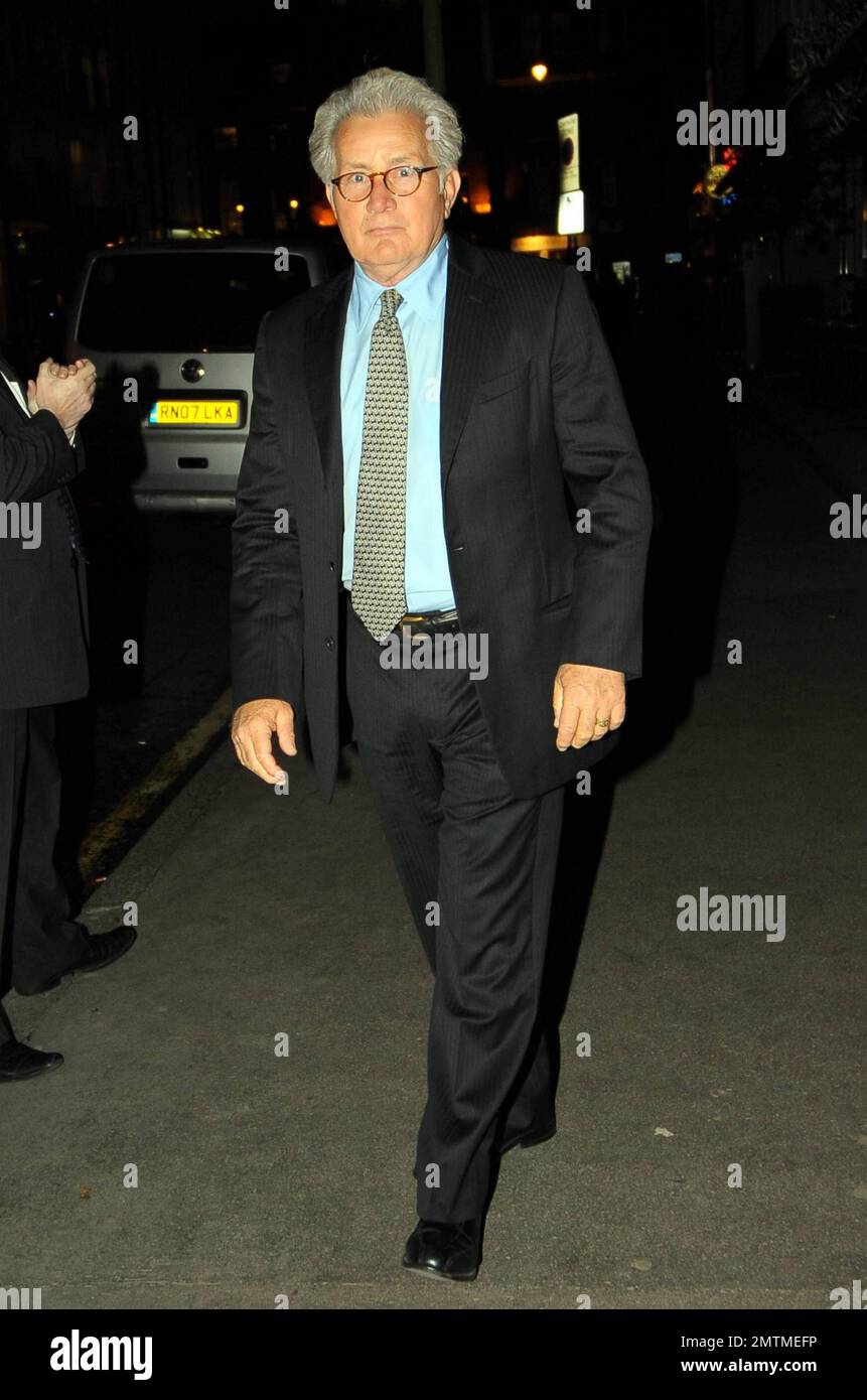 EXCLUSIVE!! Martin Sheen and Emilio Estevez leave their luxury hotel in ...