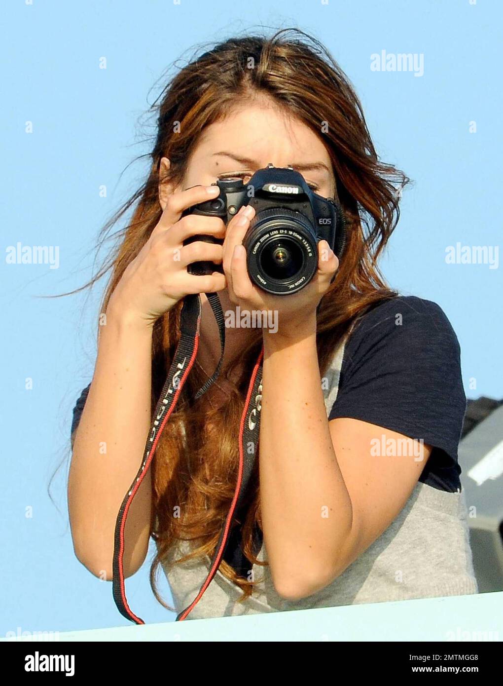 Shenae Grimes films a scene for "90210" on set in Los Angeles, CA. 8/20 ...