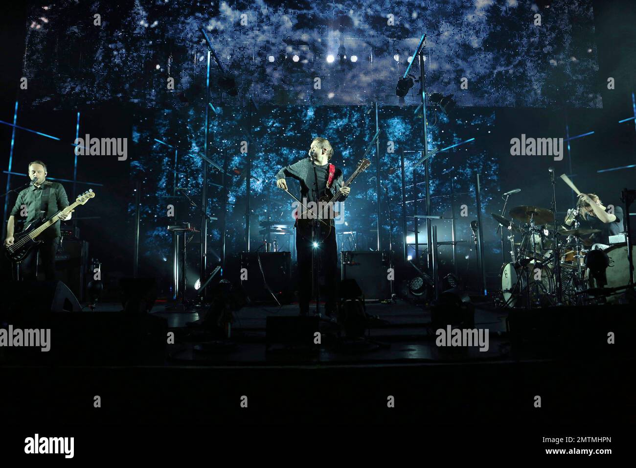 Jonsi Birgisson, Georg Holm and Orri Pall Dyrason with Sigur Ros ...
