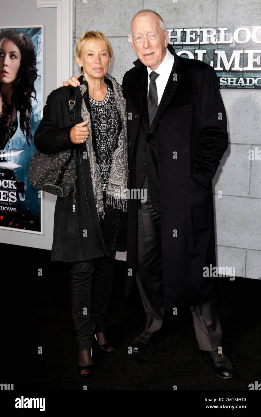 Actor Max von Sydow at the Los Angeles Premiere of "Sherlock Holmes ...