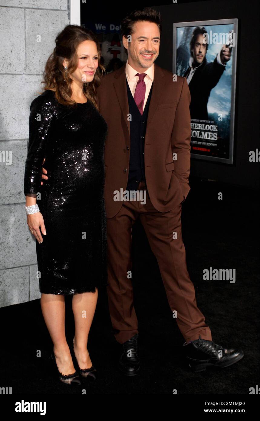 Actor Robert Downey, Jr. with wife, producer Susan Downey at the Los ...