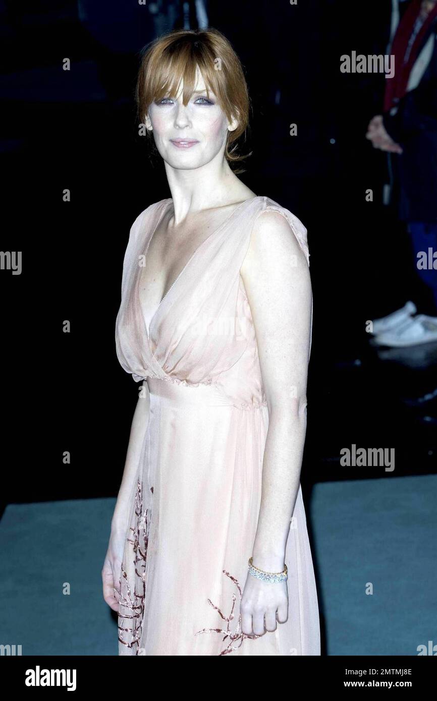 Kelly Reilly attends the world premiere of "Sherlock Holmes" at the ...