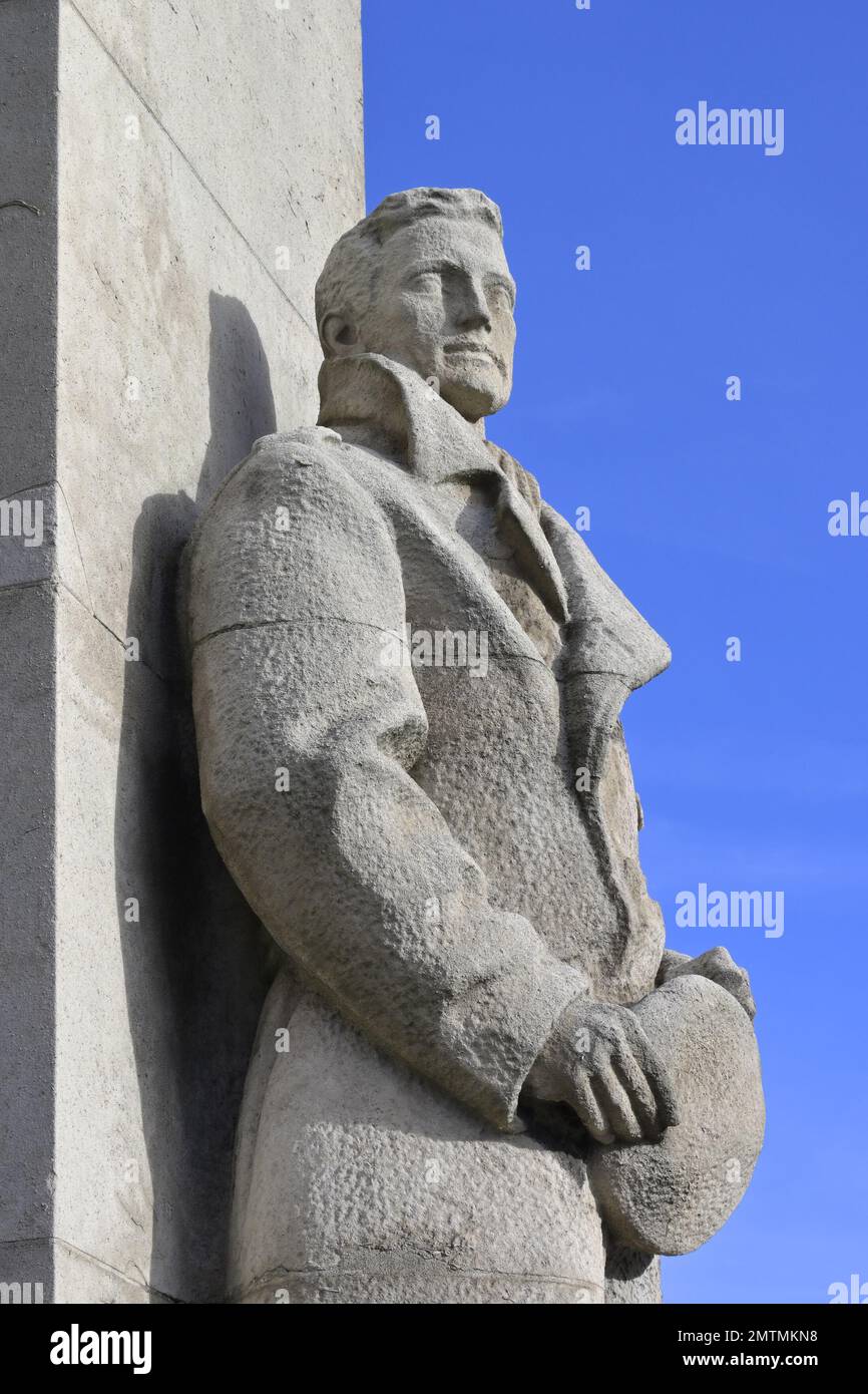 London, England, UK. Mercantile Marine Memorial, Trinity Square Gardens ...